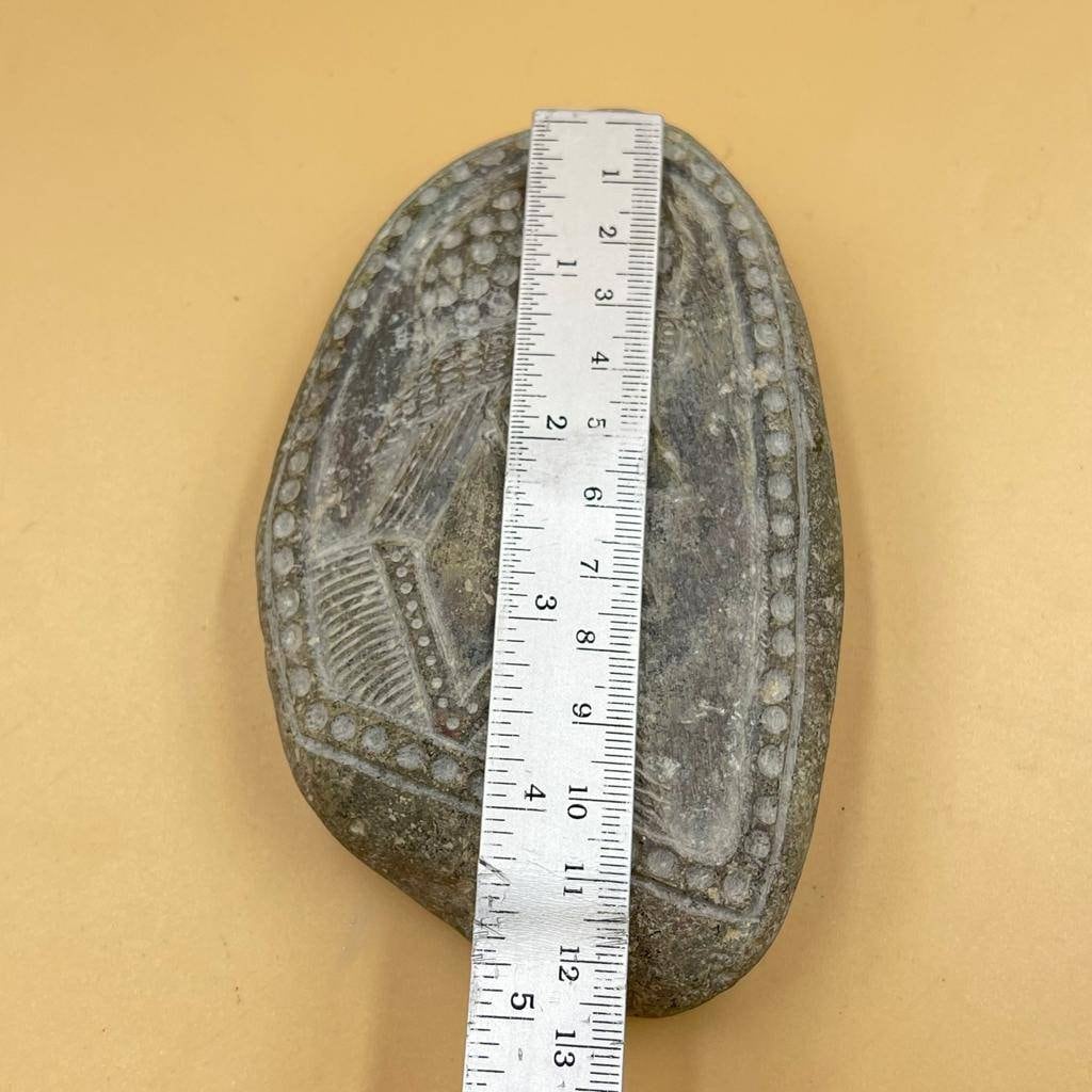 UNIQUE Ancient Mountain Stone Carving King Face Tile Relief | Etsy