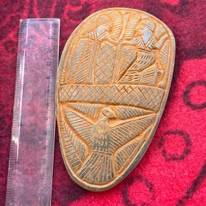 Unique Ancient Middle Eastern Sumerian Stone Kings Bird Engraving Tile ...