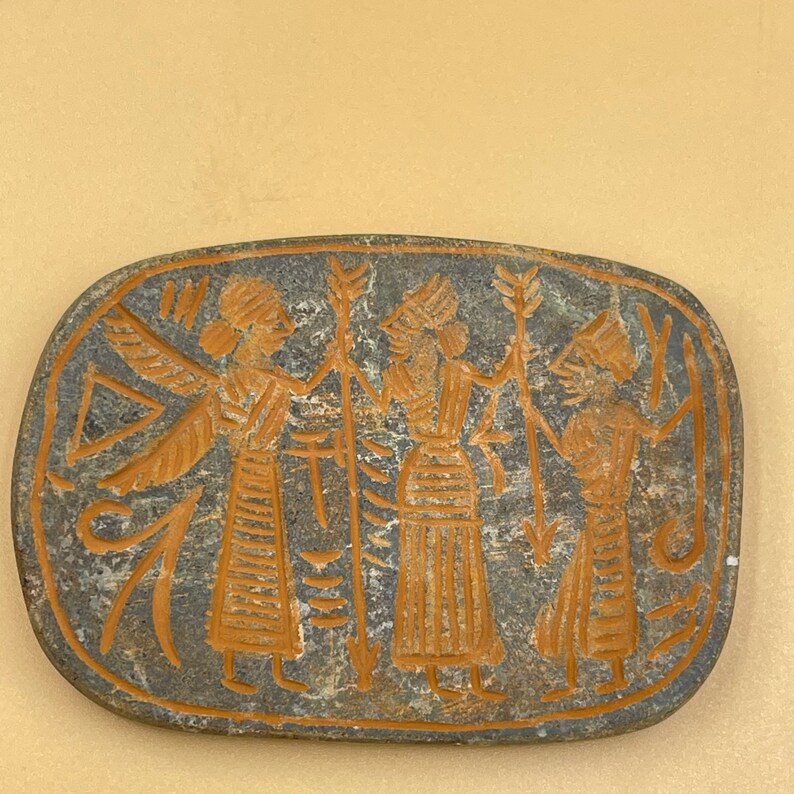 Near Eastern Stone Sumerian Mesopotamia Civilization Kings Ceremony ...