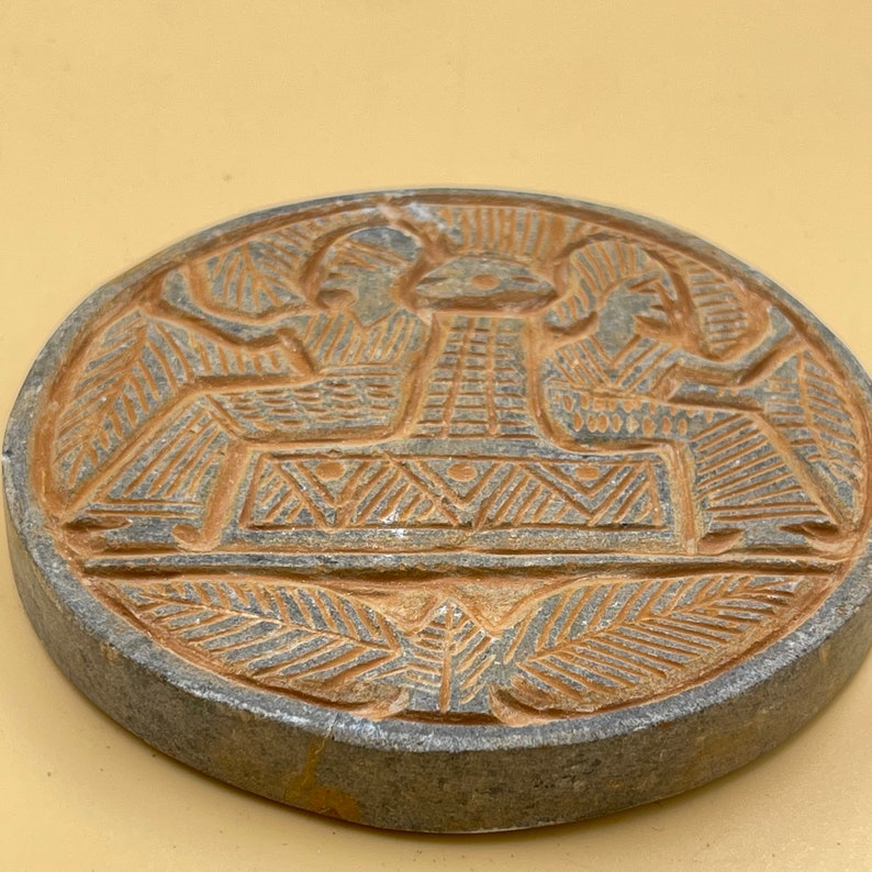 Ancient Near Eastern Stone Sumerian Mesopotamia Civilization King and ...