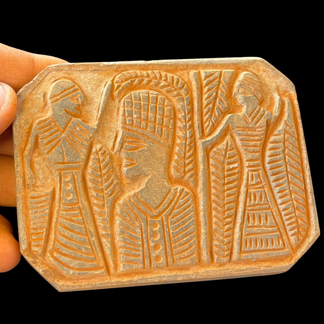 Ancient Middle Eastern Stone Tile: Kings Engraving - Etsy