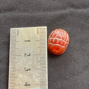 Extremely Rare Ancient Carnelian Egyptian Baby Scarab Amulet Intaglio ...