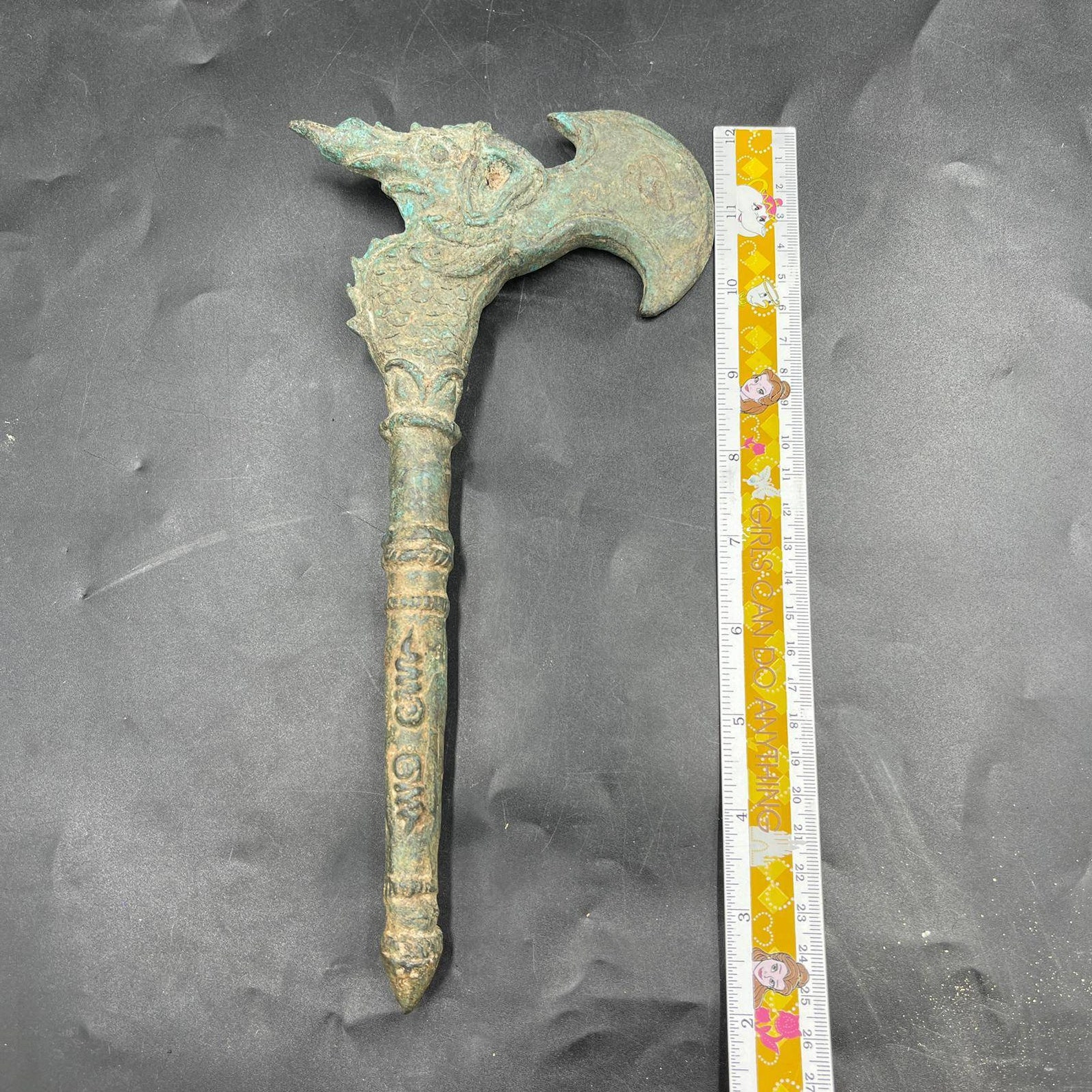 300BC Unique Old Roman Bronze Rare Axe with Animal Terminal | Etsy