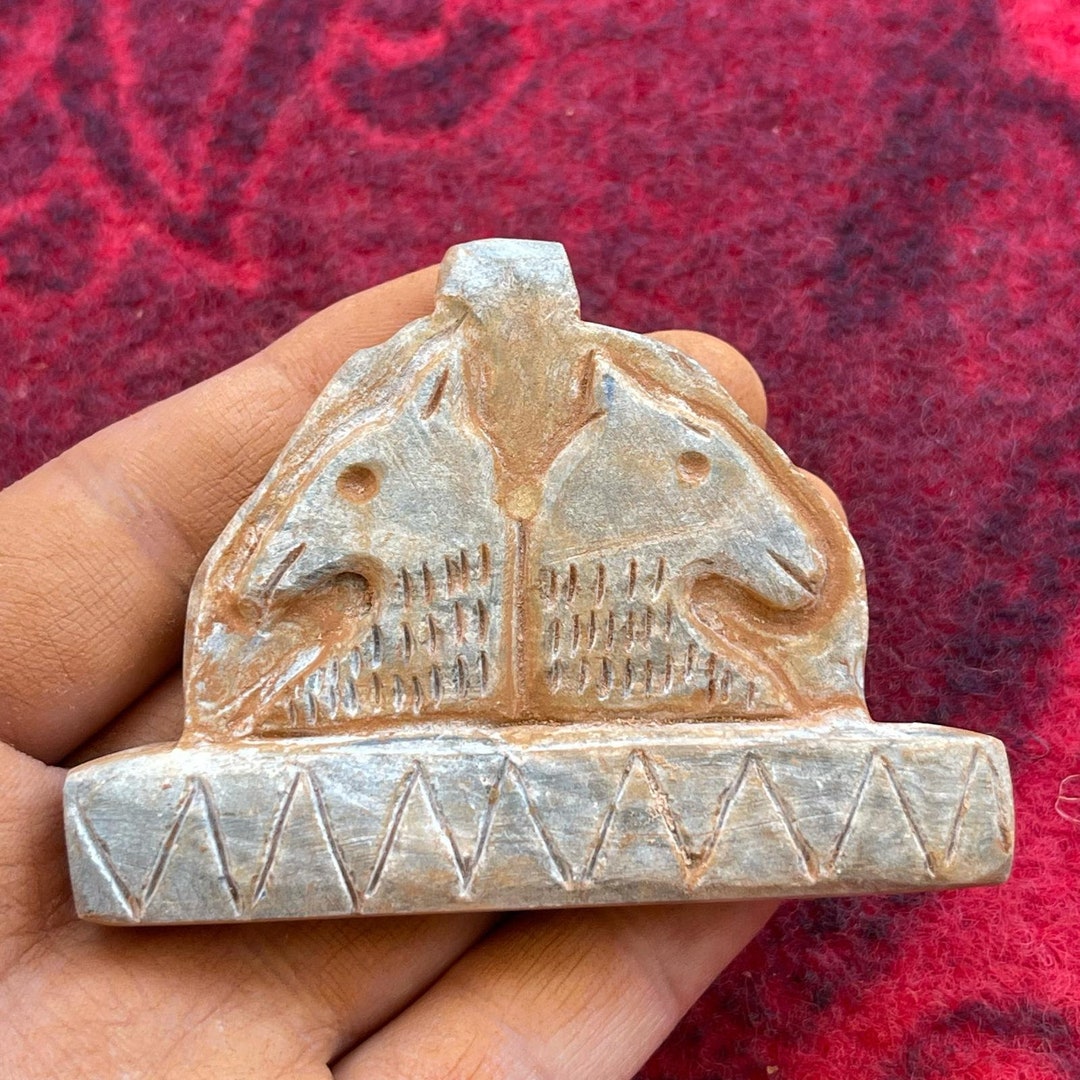 Unique Ancient Near Eastern Stone Animals Intaglio Carved Pendant Tile ...