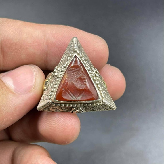 Unique Ancient Roman Carnelian Agate Intaglio Stone F… - Gem
