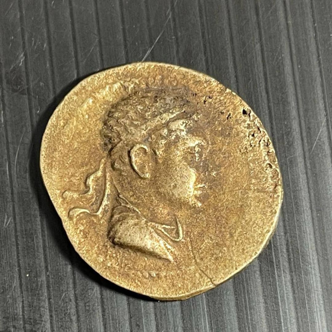 Antique Ancient Roman Greek King Old Bronze Unique Tetradrachm Rare ...