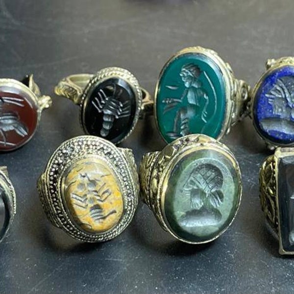 Intaglio Stone - Etsy