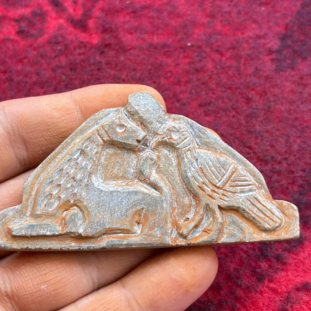 Unique Ancient Stone Birds Intaglio Carved Pendant Tile - Etsy