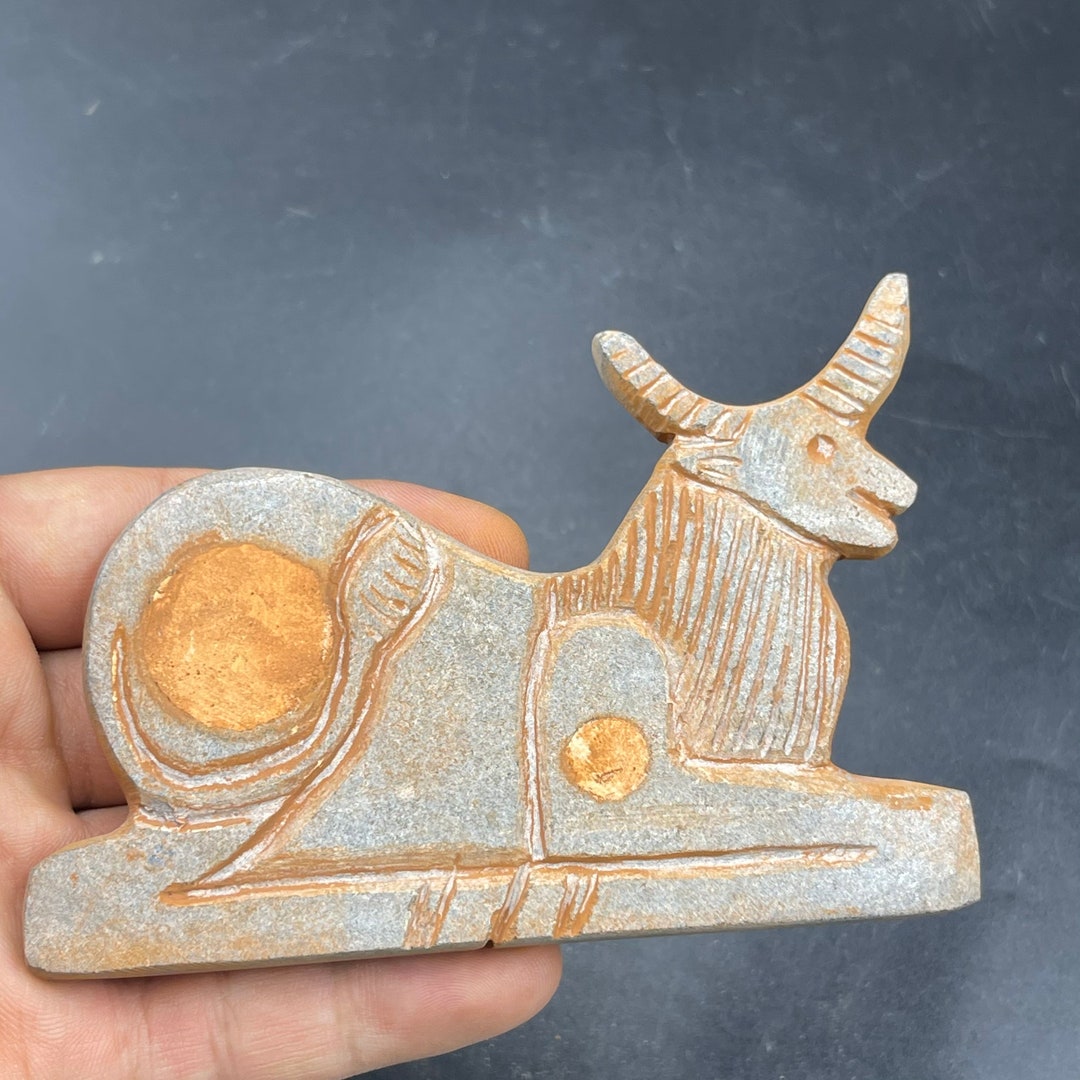 Unique Ancient Jiroft Civilization Cholorite Stone Figure of a Mythical ...