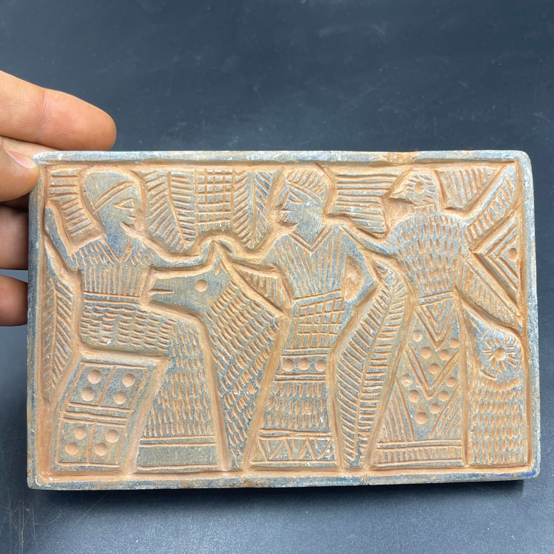 Unique Ancient Near Eastern Civilization Mesopotamia Antique Carving ...