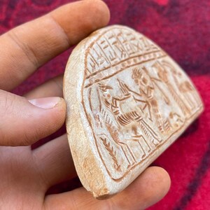 Unique Ancient Middle Eastern Stone Kings Inscription Tile Relief - Etsy