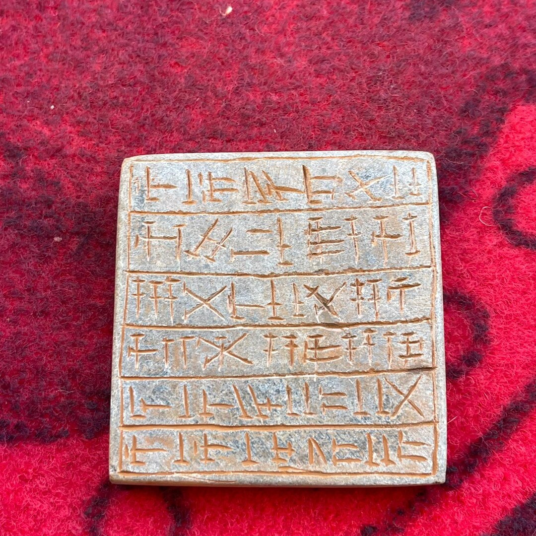 Unique Old Unknown Rare Stone Tablet With Early Form of Writings - Etsy