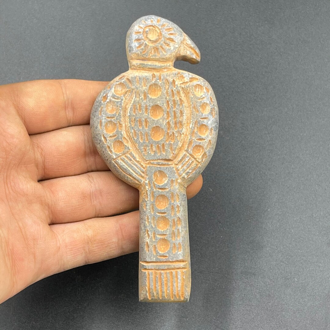 Ancient Near Eastern Impressive Large Bactrian Chlorite Stone Carving ...