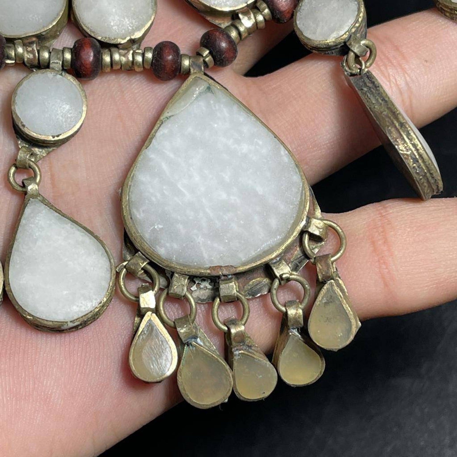 Beautiful Afghan Tribal Ethnic Jade Stone Stunning Brass - Etsy