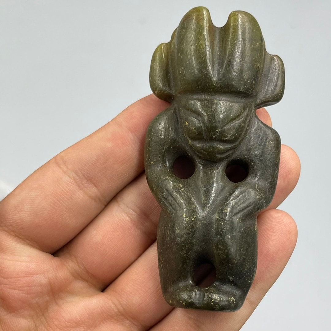 Unique Ancient Near Eastern Old Jade Stone Statue - Etsy