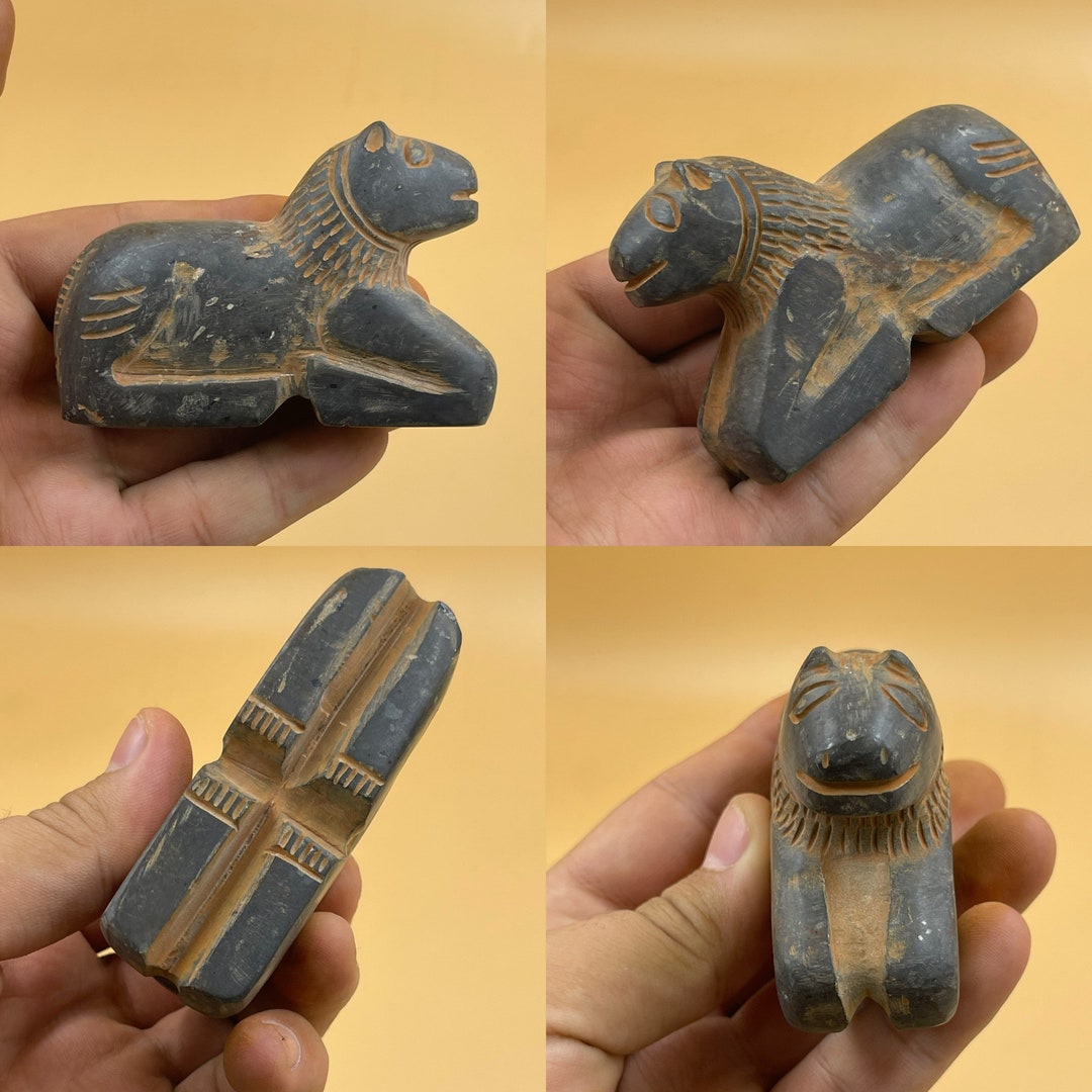 Unique Ancient Near Eastern Old Stone Carving Wild Animal Statue - Etsy