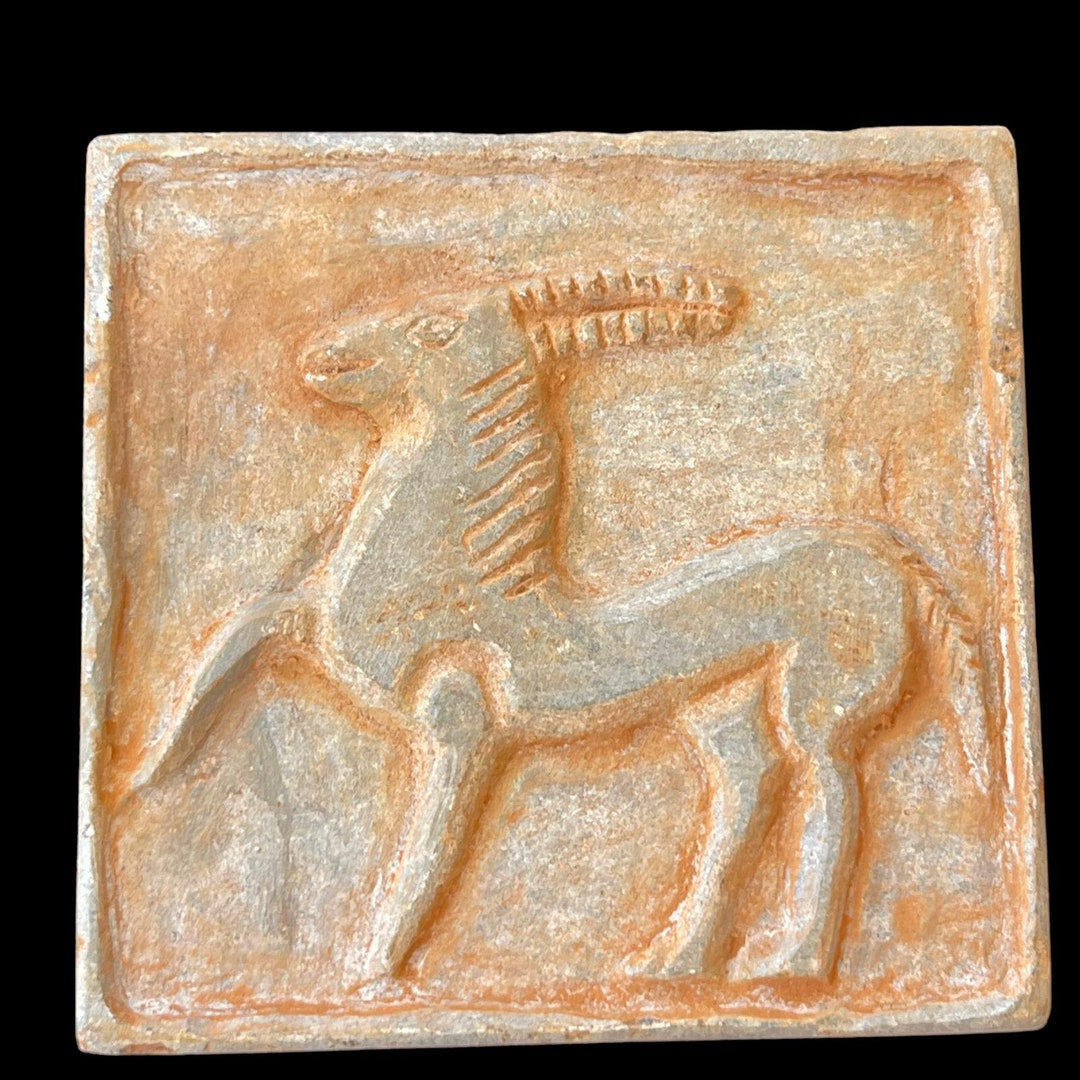 Unique Ancient Near Eastern Stone Animal Depicting Tile Tablet - Etsy