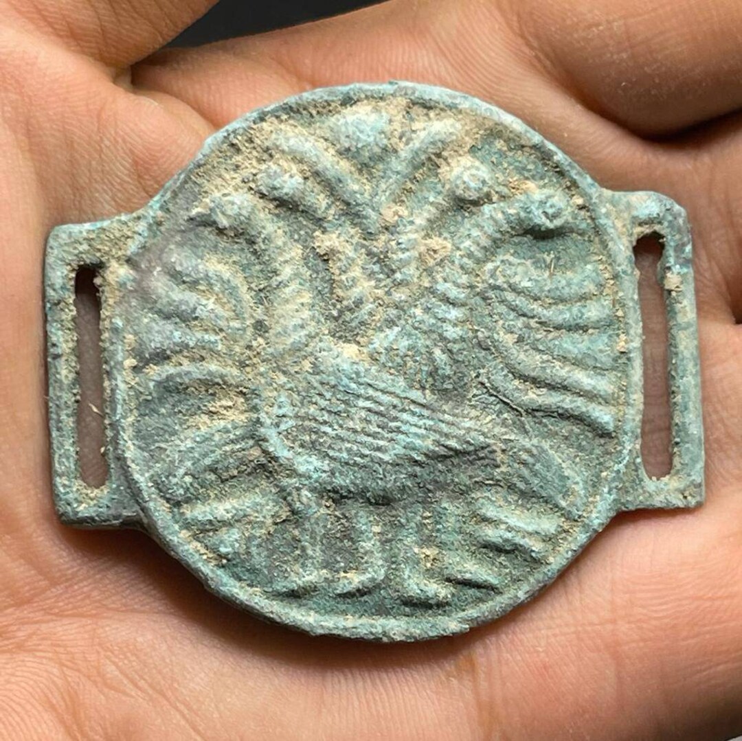 Extremely Rare Ancient Bacteria Bronze Buckle Indo Greek Bactrain ...