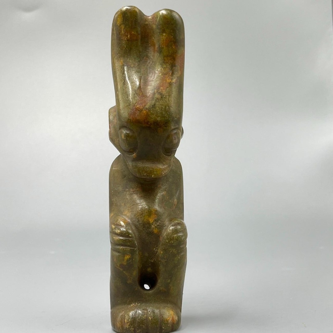 Antique Mayan Pre Columbian Natural Stone Alien-like Dietly - Etsy