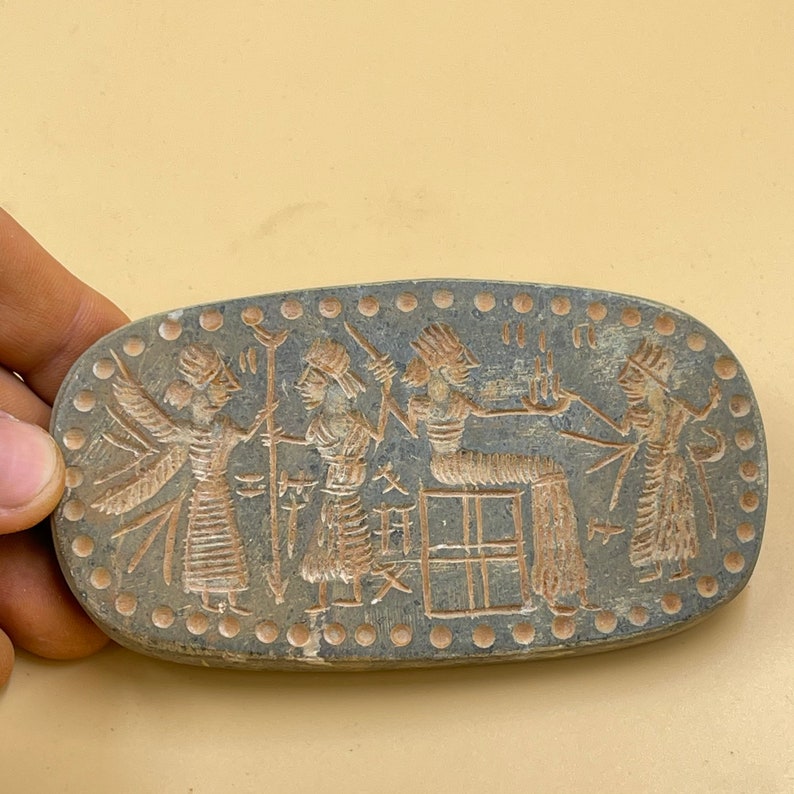 Historic Ancient Near Eastern Stone Warriors Intaglio Tablet - Etsy Canada