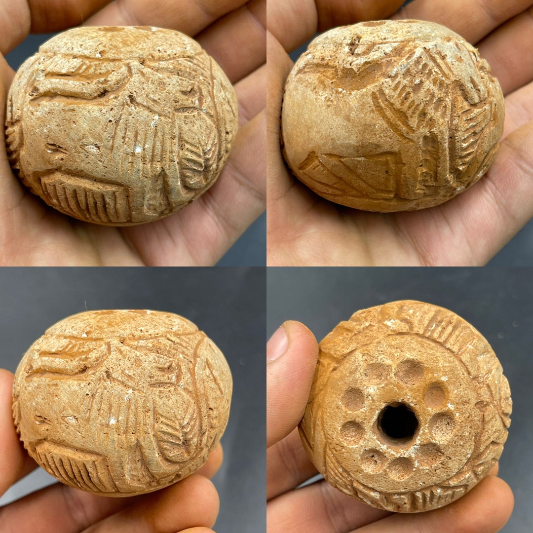 Very Rare Ancient Sumerian Civilization Near Eastern Stone Ball Big ...