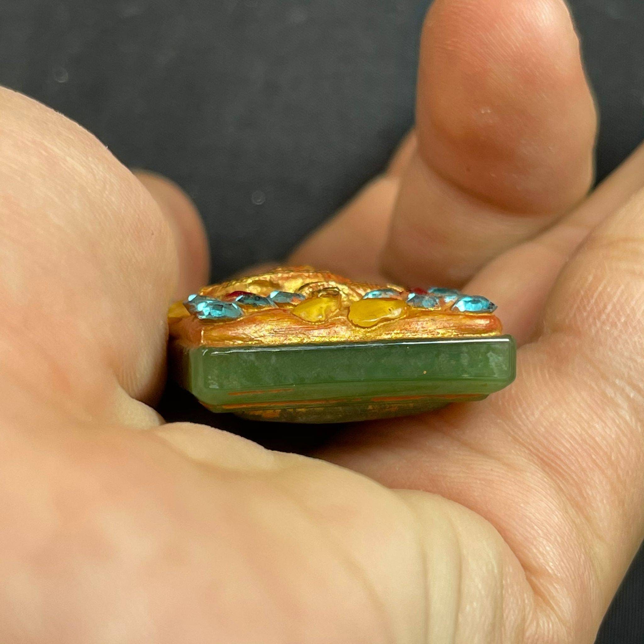 Stunning Antique Green Jade Thai Amulet Powerful Somdej LP Tog - Etsy