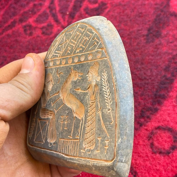 Ancient Near Eastern Sumerian stone warriors and ins… - Gem