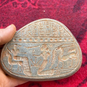 Ancient Near Eastern Sumerian Stone Kings Animals Inscription Tile ...