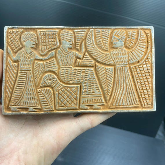 Very unique Ancient Sumerian Stone Kings Engraving Ta… - Gem