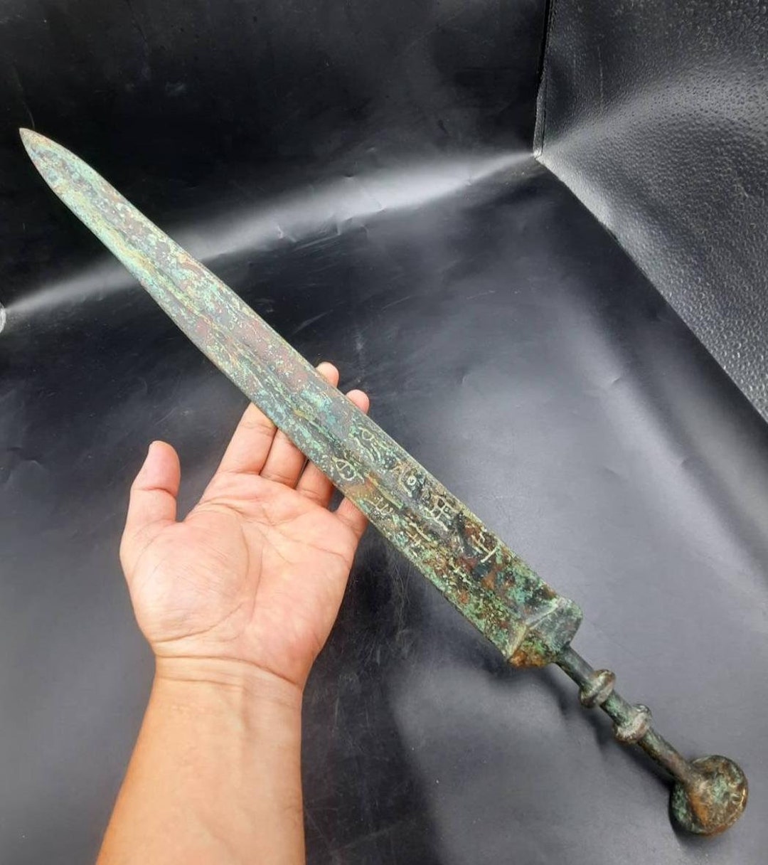 Unique Ancient Near Eastern Old Bronze Wonderful Sword With Rare Patina ...