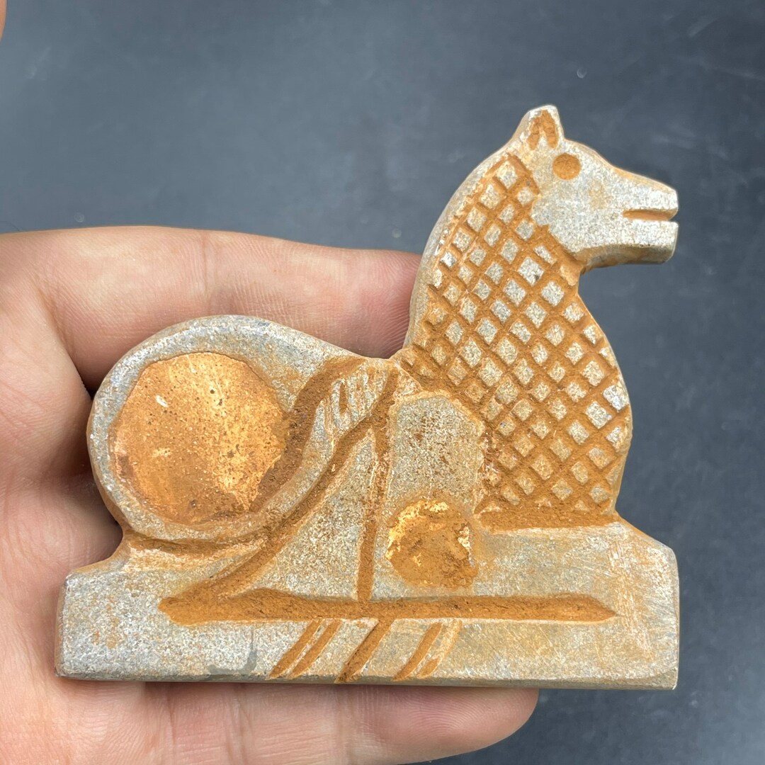 Unique Ancient Jiroft Civilization Cholorite Stone Figure of a ...