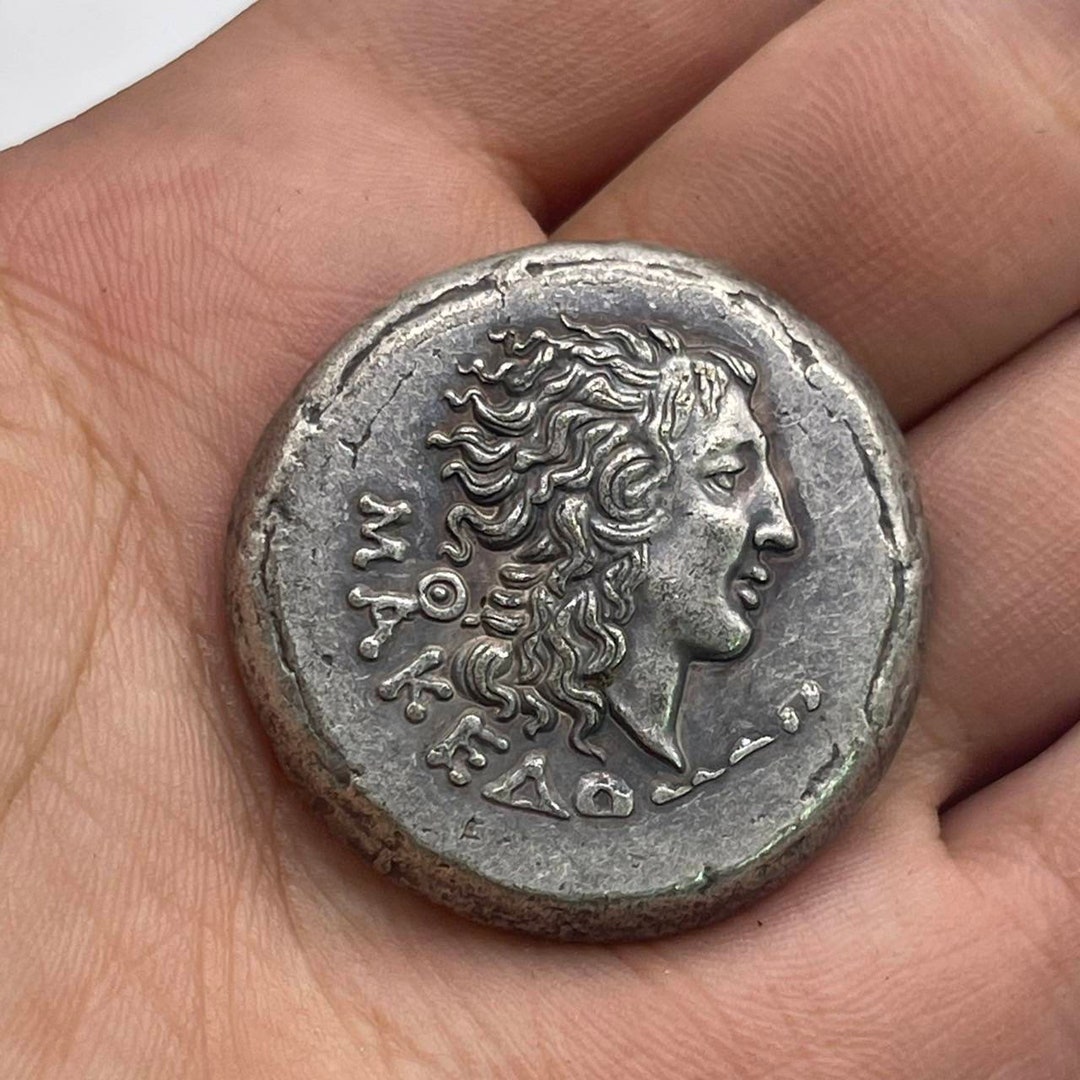 Wonderful Ancient Roman Empire Bronze Queen Face Intaglio Unique Coin ...