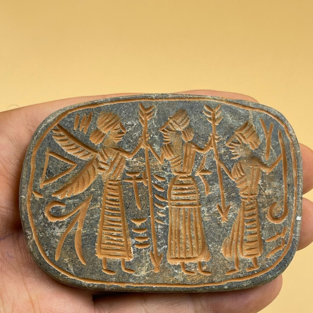 Near Eastern Stone Sumerian Mesopotamia Civilization Kings Ceremony ...