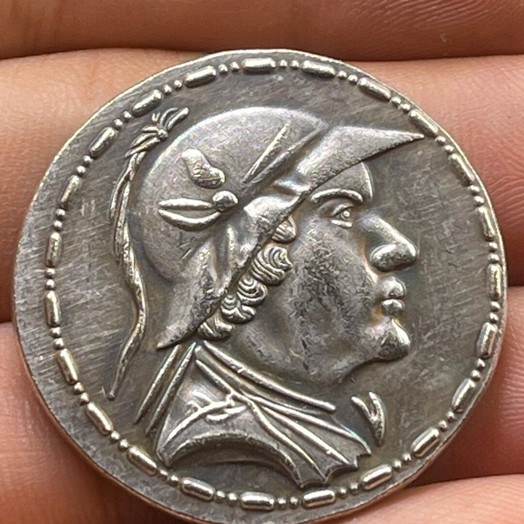 Exquisite Ancient Bactrian Kingdom the Great Alexander Solid Bronze ...