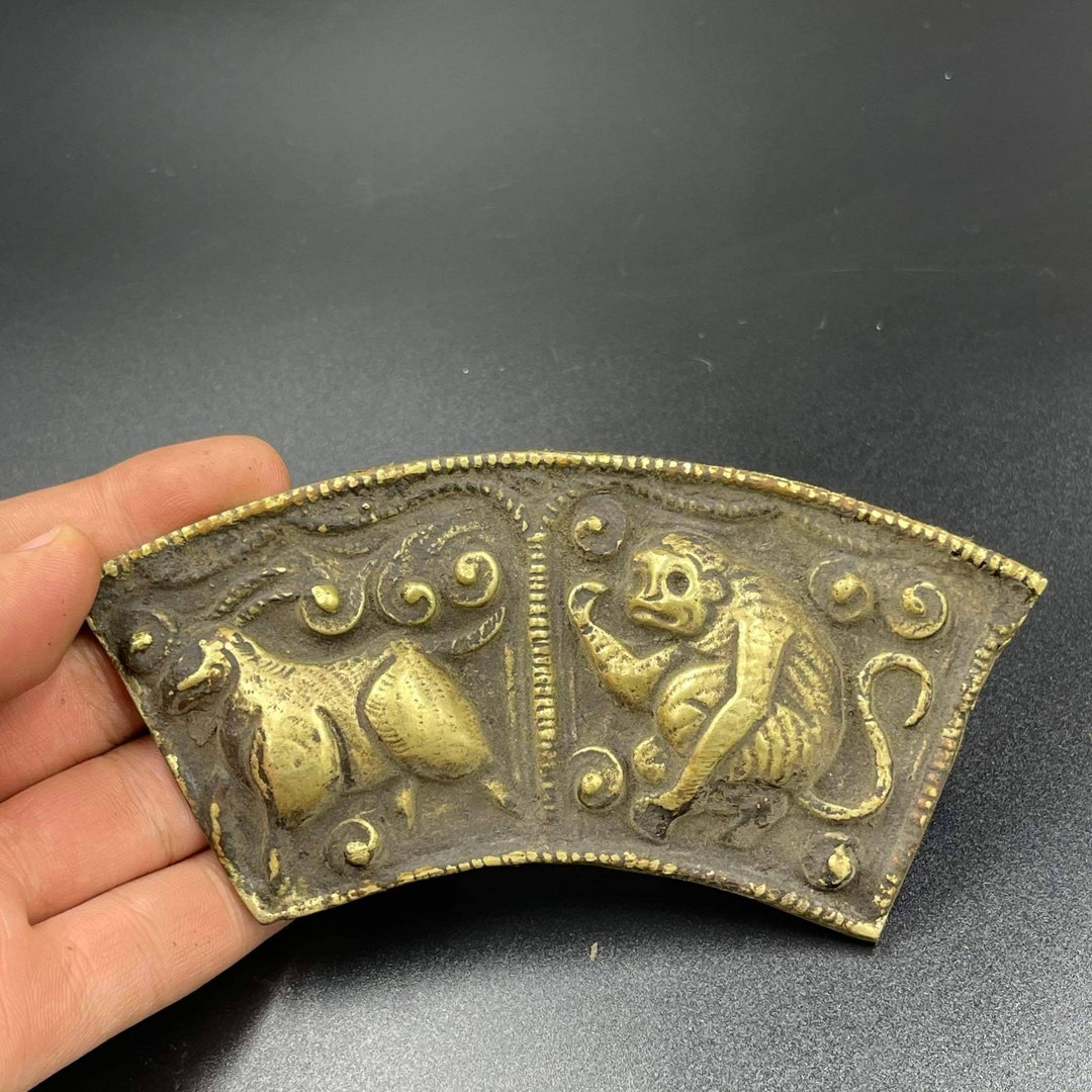 Extremely Rare Ancient Near Eastern Hand Beaten Old Bronze Goat and ...