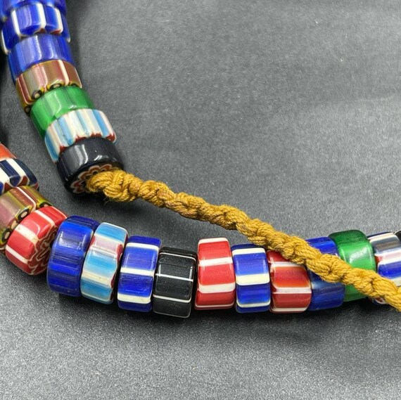 Spectacular Antique Venetian Colorful Chervan Old Afr… - Gem