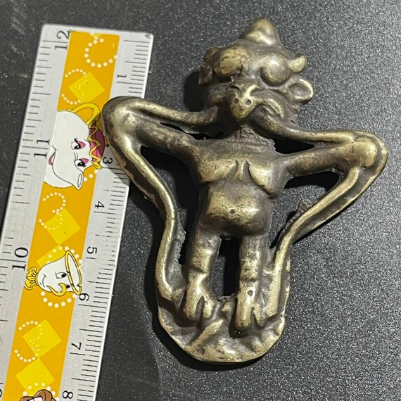 Unique Ancient Roman bronze Beast figure Statue penda… - Gem
