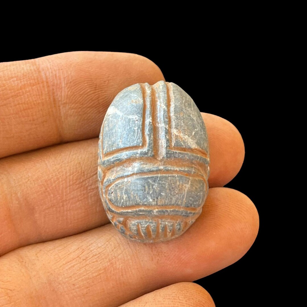 Ancient Near Eastern Stone Scorpion Engraved Bead Amulet - Etsy
