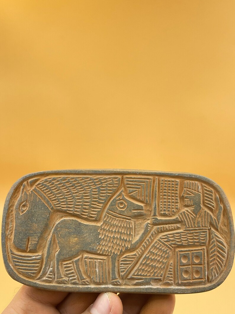 Unique Ancient Near Easternsassanian Old Stone Carving - Etsy