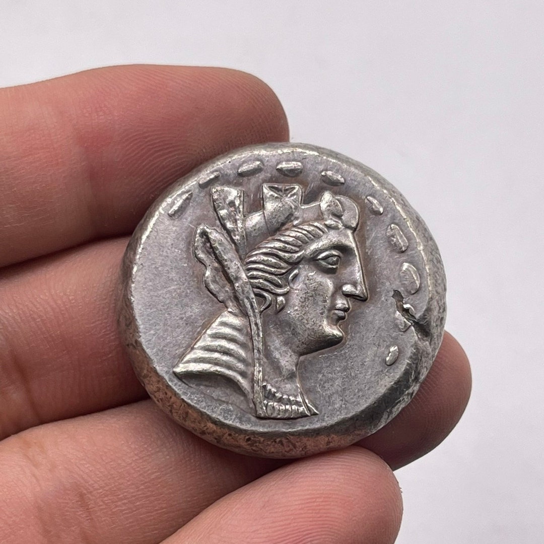 Unique Ancient Roman Bronze Coin Intaglio - Etsy
