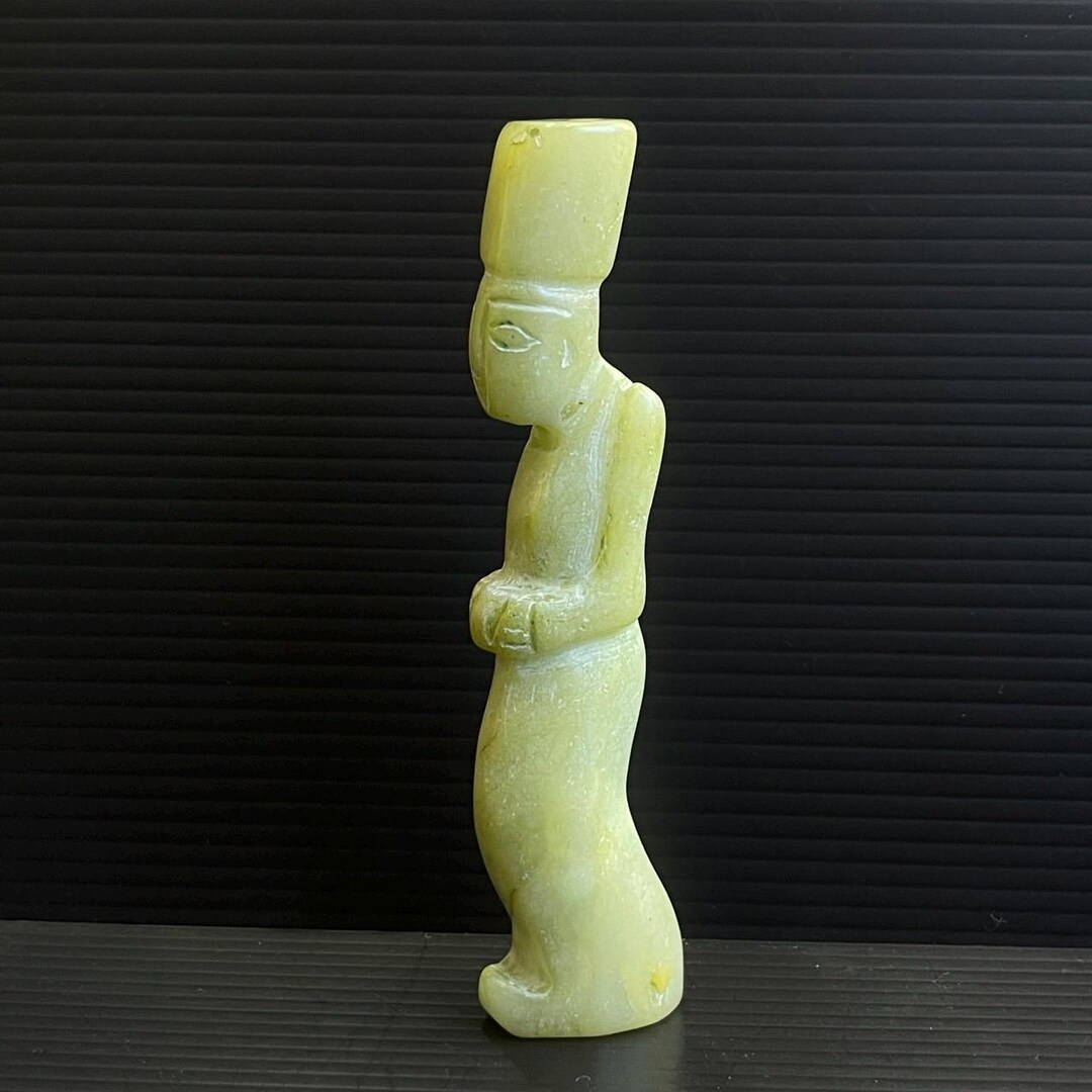 Antique Near Eastern Jade Stone Figurine: Art Deco Idol - Etsy