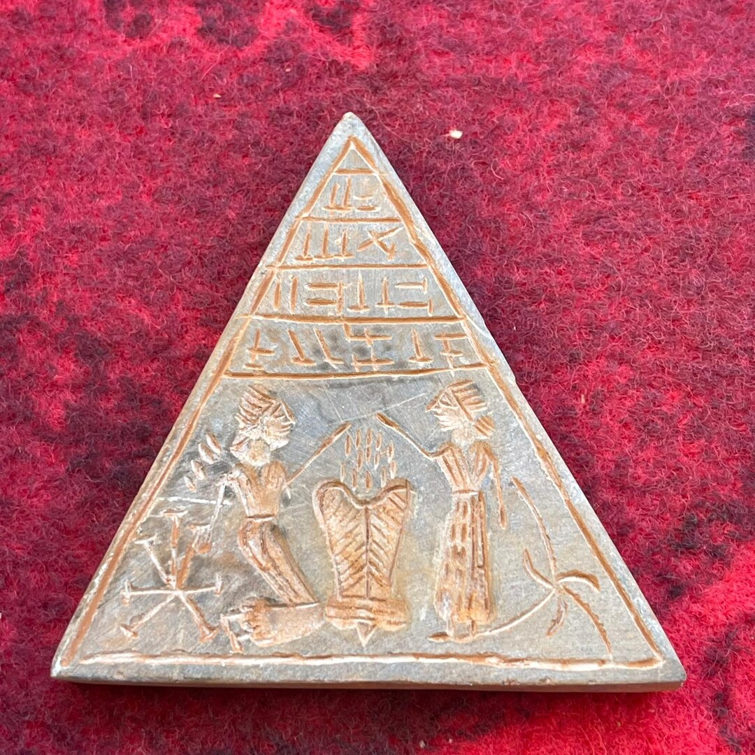 Unique Ancient Near Eastern Sumerian Stone Kings and Inscription ...