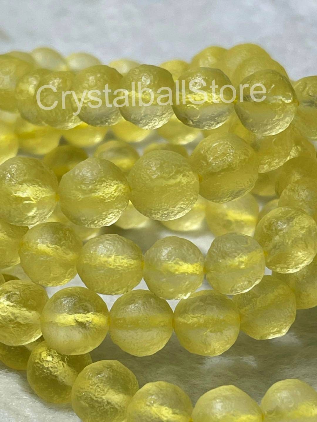 Libyan Desert Glass 8mm10mm12mm Genuine Libyan Desert - Etsy
