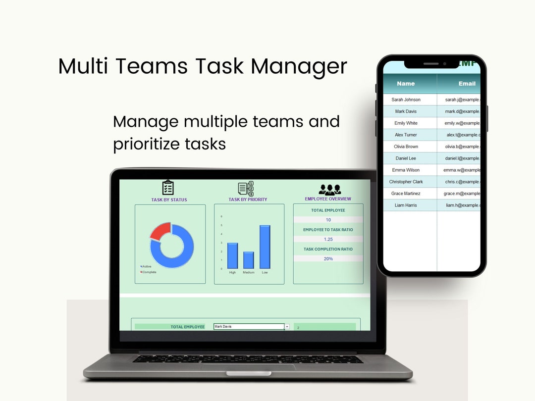Task Tracker Multi-team Management With Task Priority, Action Item ...