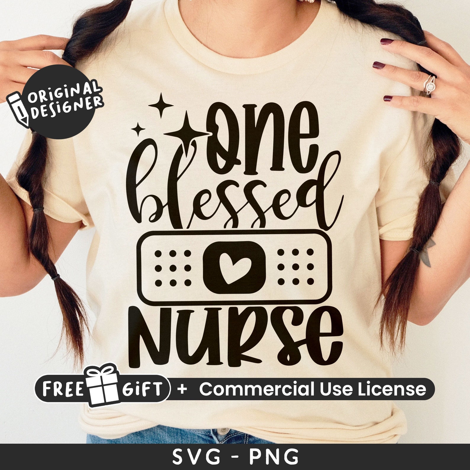 Nurse Svg, One Blessed Nurse, Scrub Svg, Rn Svg, Nurse Png, Nursing Svg ...