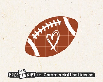 Football Svg Silhouette Png Sublimation Football Cut File for Cricut ...