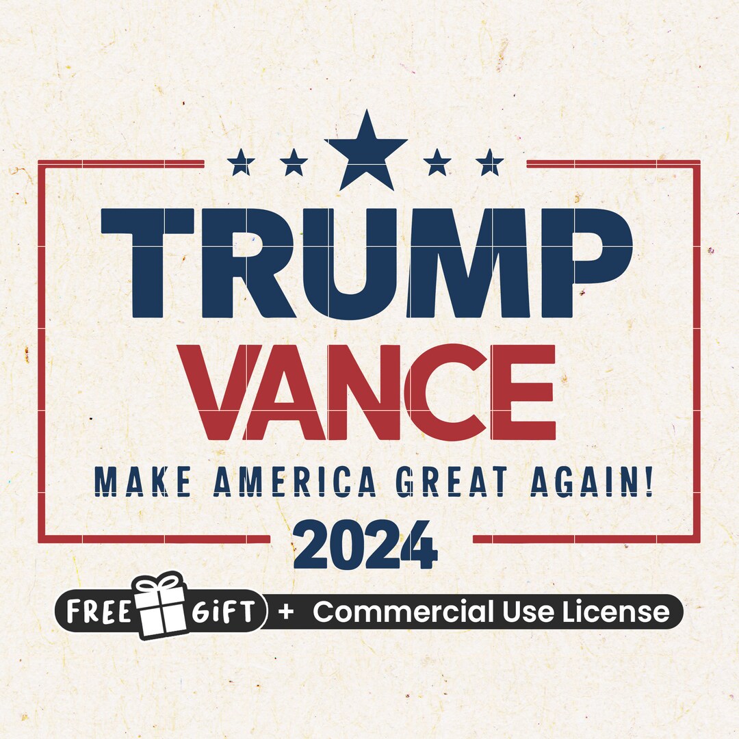 Trump Vance '24 PNG SVG, Jd Vance Png, Vp Jd Vance, Pro Trump Digital ...