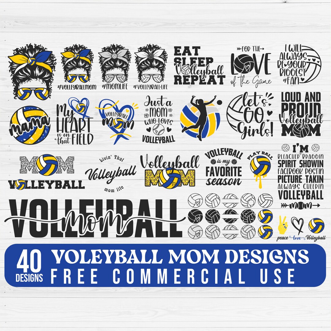 Volleyball Mom SVG Bundle, Volleyball Svg, Sports Svg, Game Day Svg ...