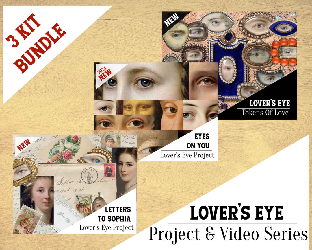 Lover's Eye BUNDLE 3 *DIGITAL KITS* / Victorian Lovers Eye Mixed Media ...