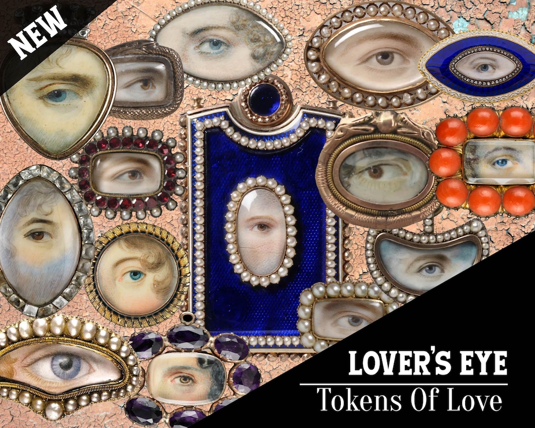 Lovers Eye Inspired Jewelry *DIGITAL KIT* / Victorian Lovers Eye Mixed ...